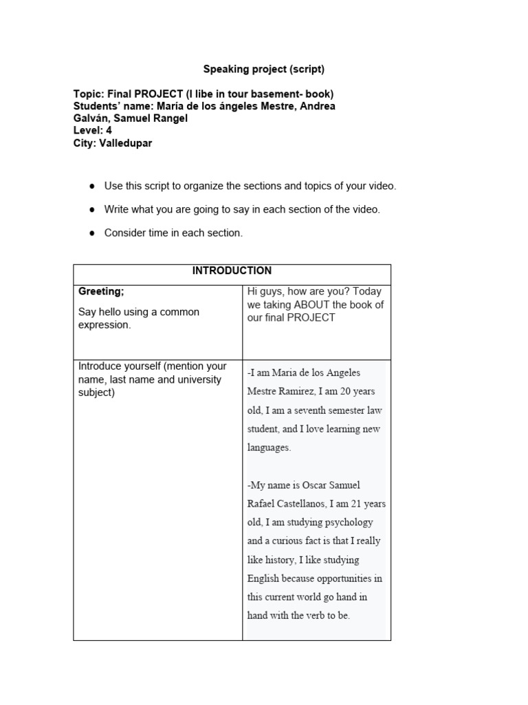 Formato Video Script 4 111-1 | PDF