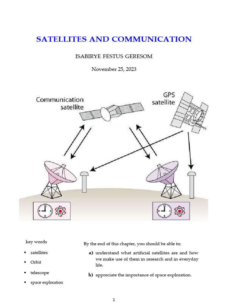 Satellites and Communication | PDF | Natural Satellite | Satellite