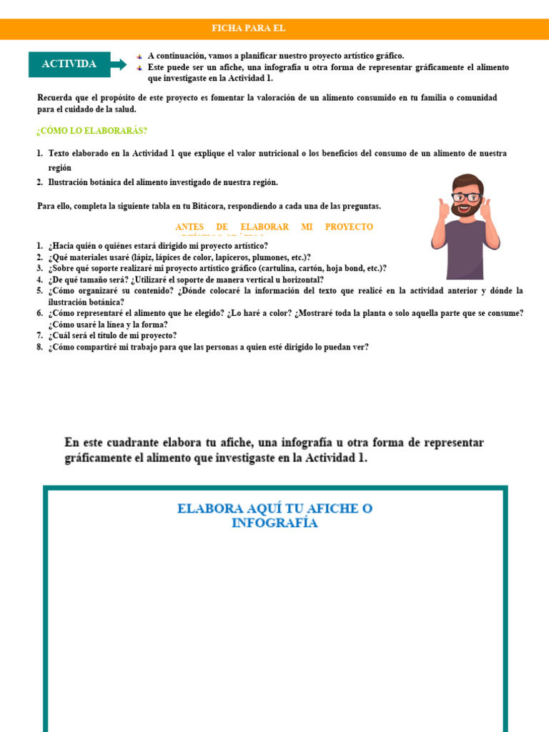 Ficha 1° - 2° Grado Arte - Semana 2 - Exp 6 - 2021 | PDF