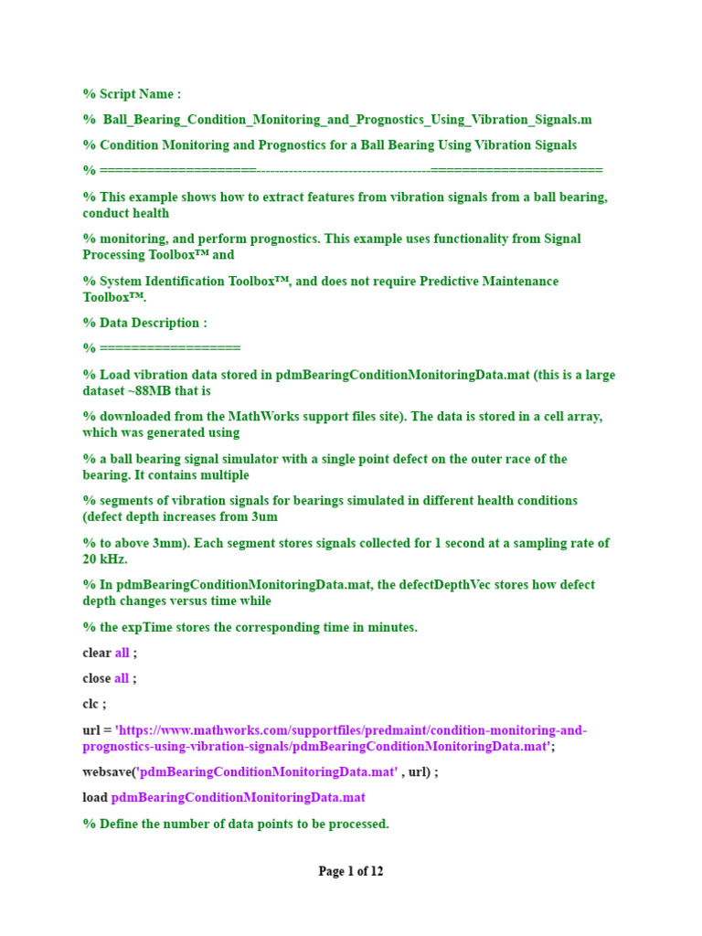 Ball Bearing Condition Monitoring and Prognostics Using Vibration ...