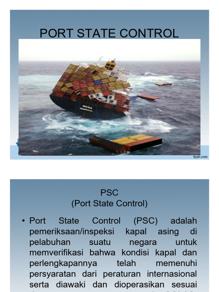 Port State Control | PDF