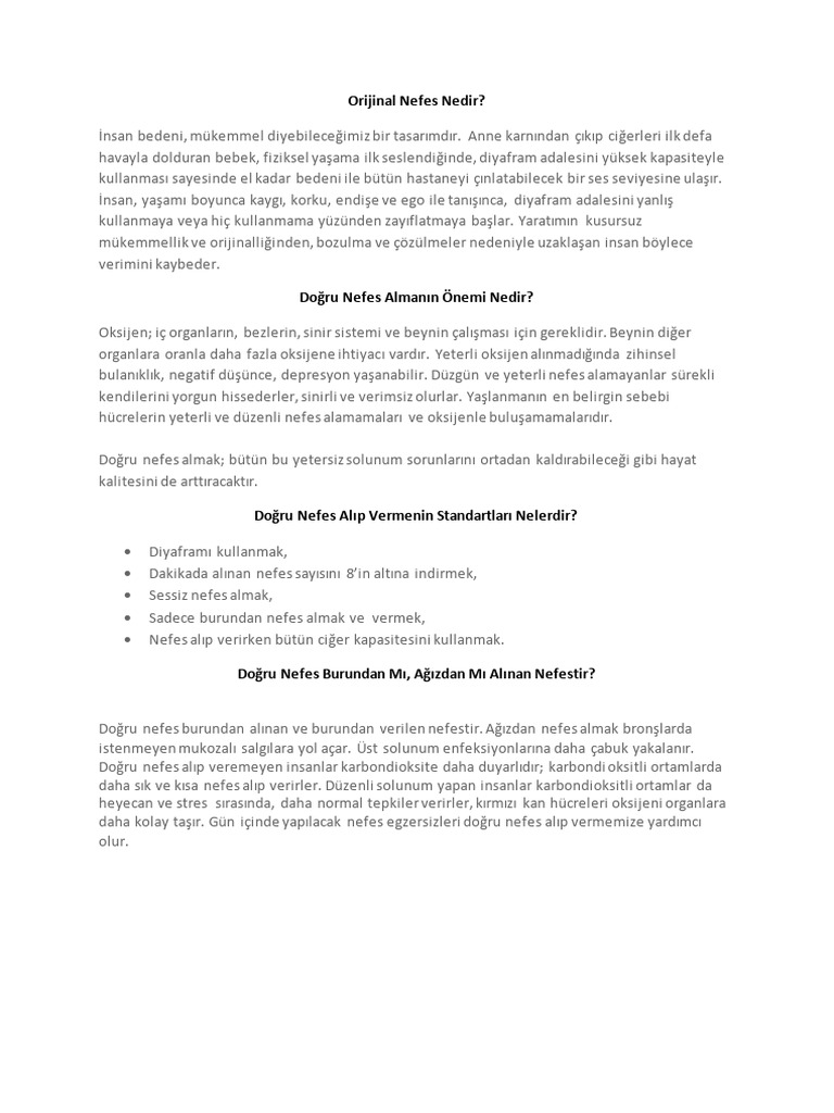 Nefes Ve Teknikleri4 | PDF