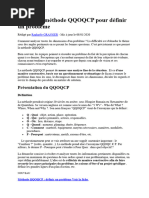 Méthode QQOQCP : Guide Pratique | PDF | Business | Communication humaine