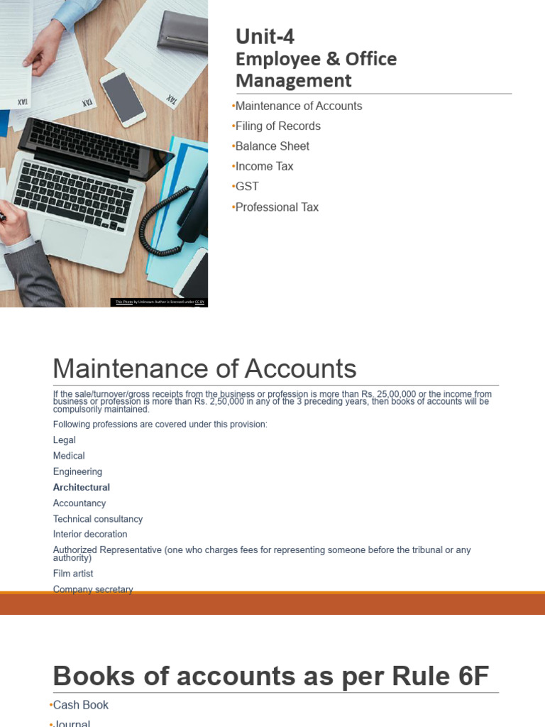 Unit-4 Employee and Office Management | PDF | Value Added Tax | Taxes