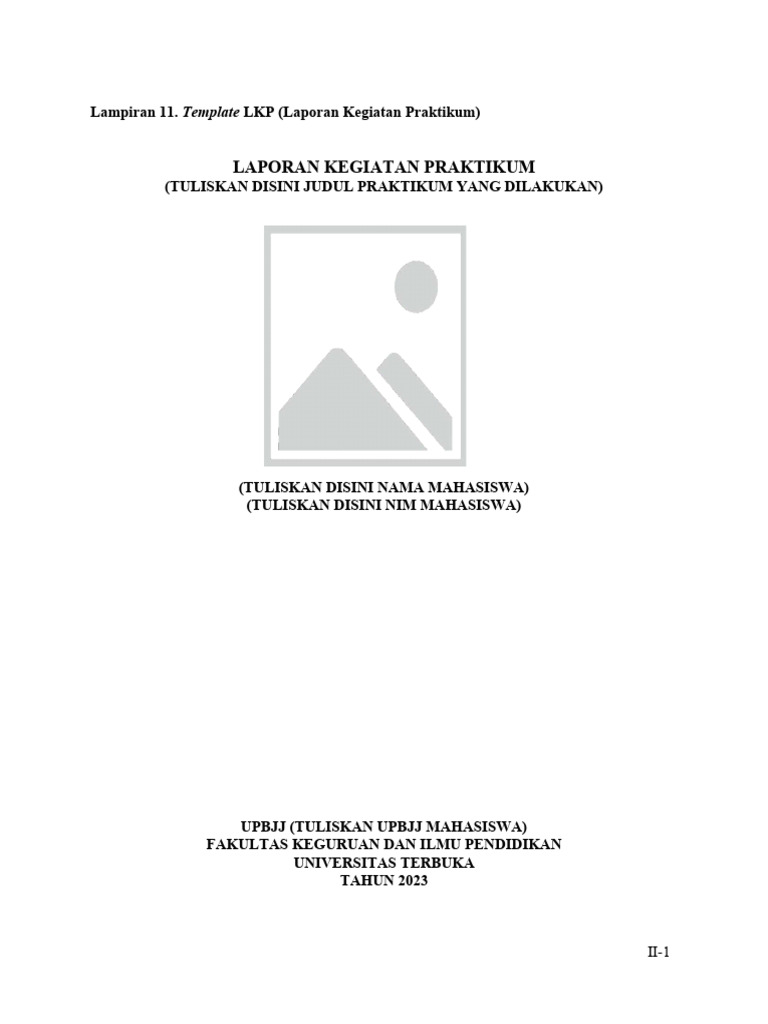 PANDUAN TUGAS LAPORAN PRAKTIKUM | PDF