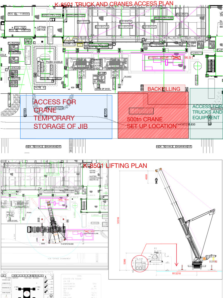 K-8501 Compressor Lifting Plan | Download Free PDF | Crane (Machine) | Manufactured Goods