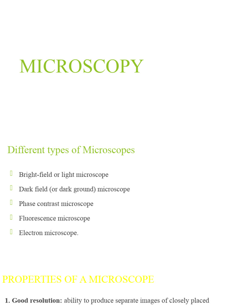 Chapter 2 - Micros | Download Free PDF | Microscope | Electromagnetic Radiation