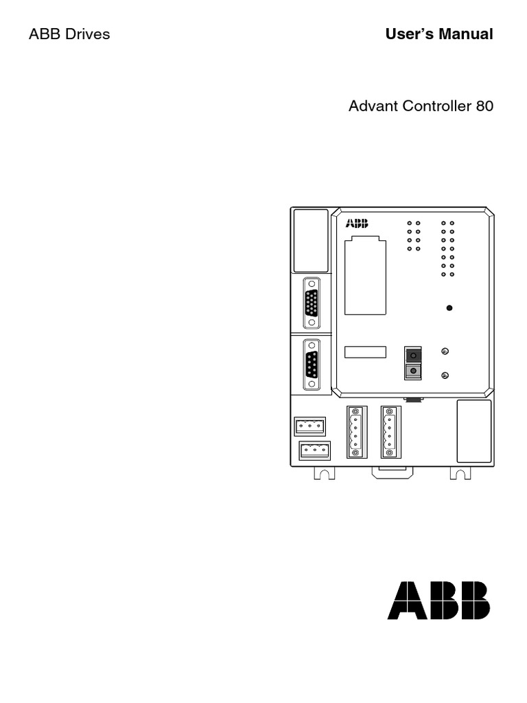 Advant Controller 80 User's Manual | PDF | Microcontroller | Input/Output