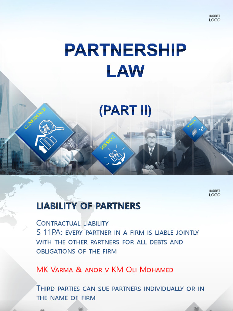 PARTNERSHIP LAW PART II | PDF | Partnership | Limited Liability Partnership