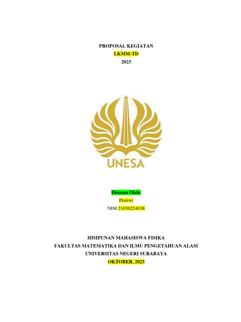 Format Proposal | PDF