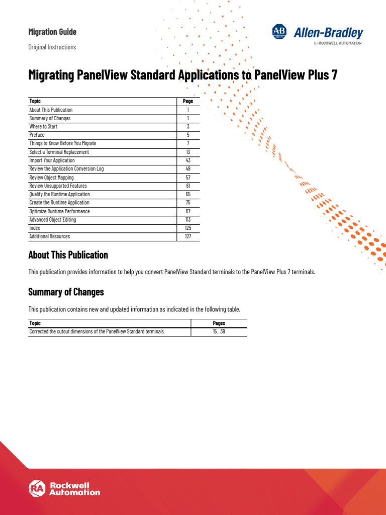 Migrating Panelview Standard Applications To Panelview Plus 7 | PDF ...