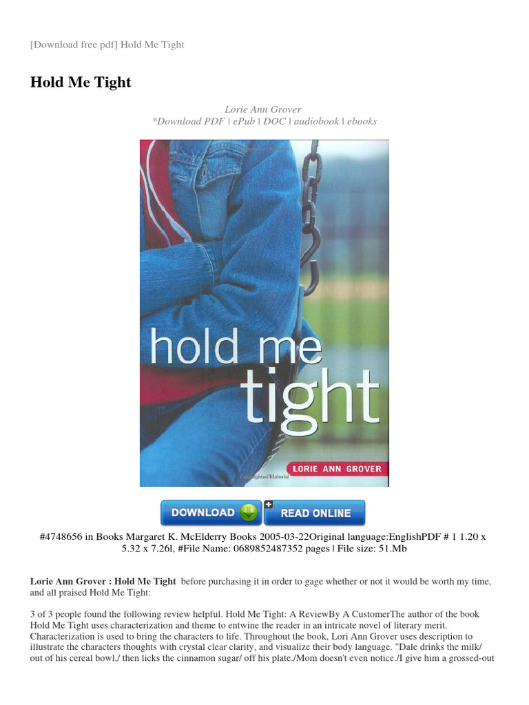 Hold Me Tight | PDF