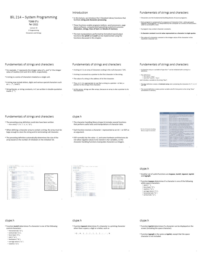 Microsoft PowerPoint - Lect - 10 | Download Free PDF | Pointer (Computer Programming) | String ...