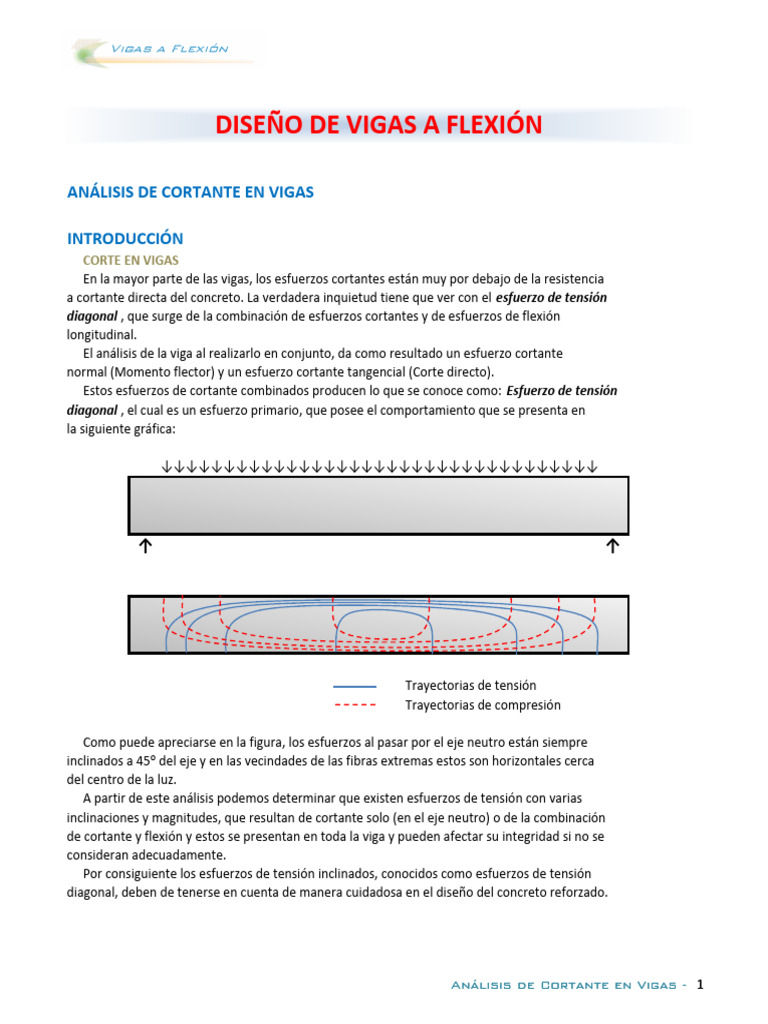 Vigas A Flexión - Parte 3 | PDF | Viga (Estructura) | Resistencia de ...