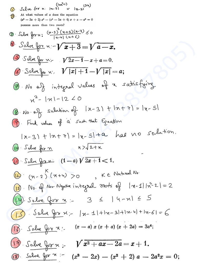 Basic Maths Test With Solutions | PDF