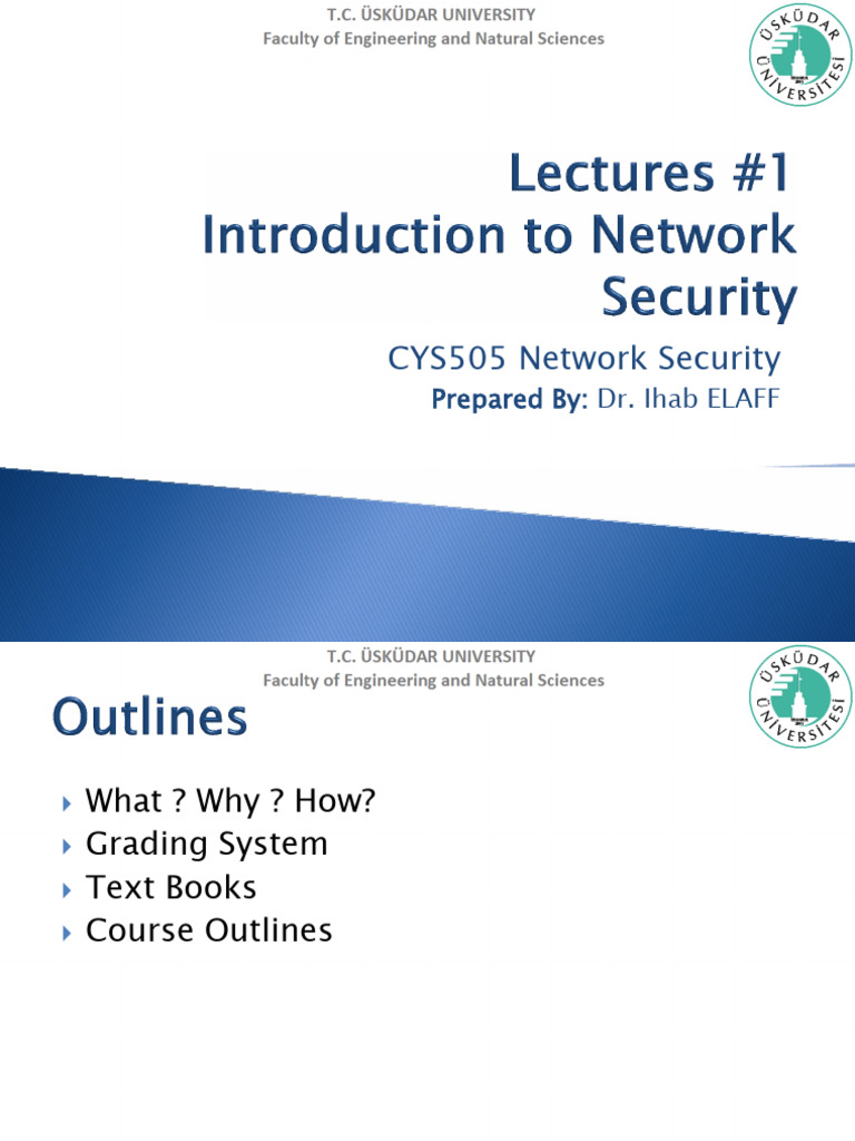 Cys505 Lecture01 Pdf Cryptography Information Security