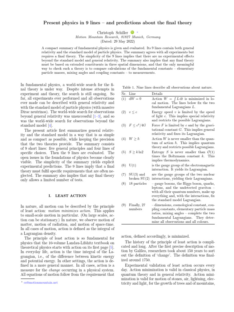 9 Lines | PDF | Particle Physics | Gauge Theory