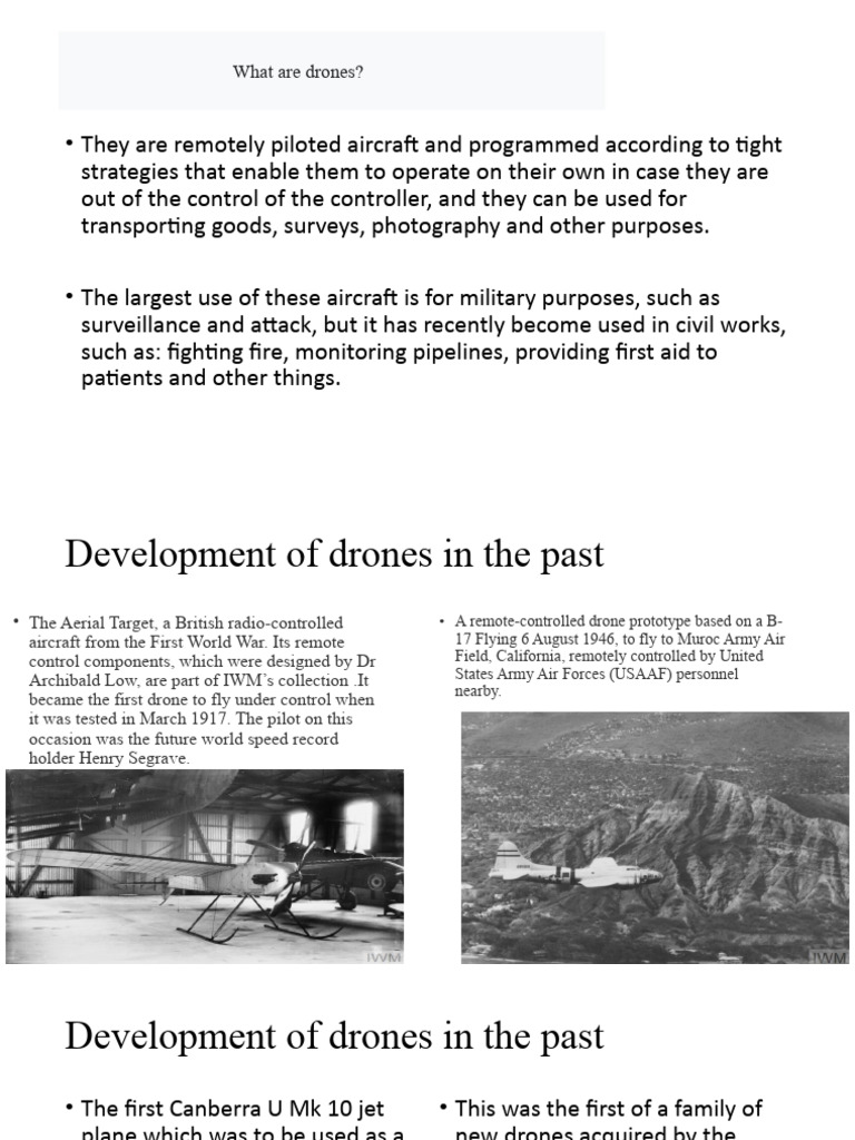 What Are Drones or Unmanned Aircraft | PDF | Unmanned Aerial Vehicle ...