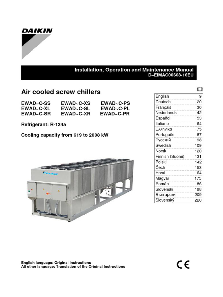 EWAD C - D EIMAC00608 16 - Installation and Operation Manuals | PDF