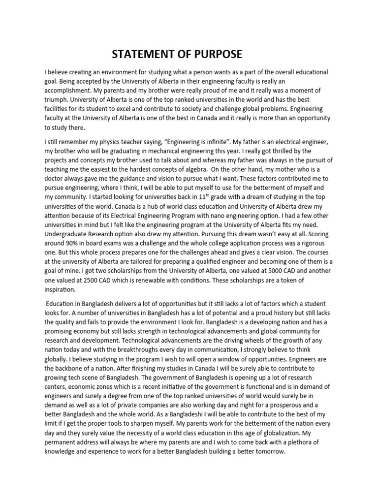 Pursuing Engineering at University of Alberta | PDF | University | Science