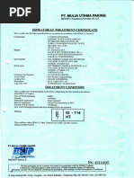 Heat Treatment Certificate Template | PDF