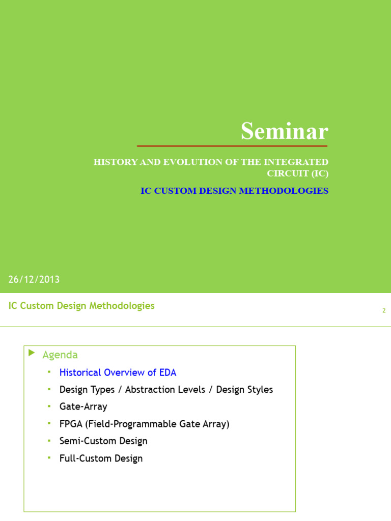 0.chap0 - IC Design Methodologies | PDF | Field Programmable Gate Array | Integrated Circuit