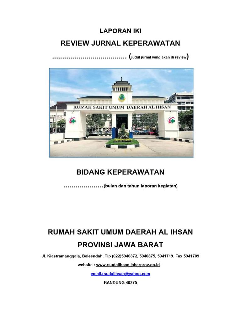 Contoh Format IKI Review Jurnal | PDF