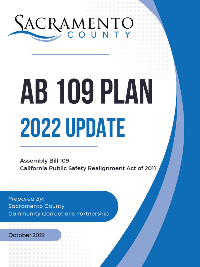Sacramento Updated Annual Plan 22 23 | PDF | Probation | Parole