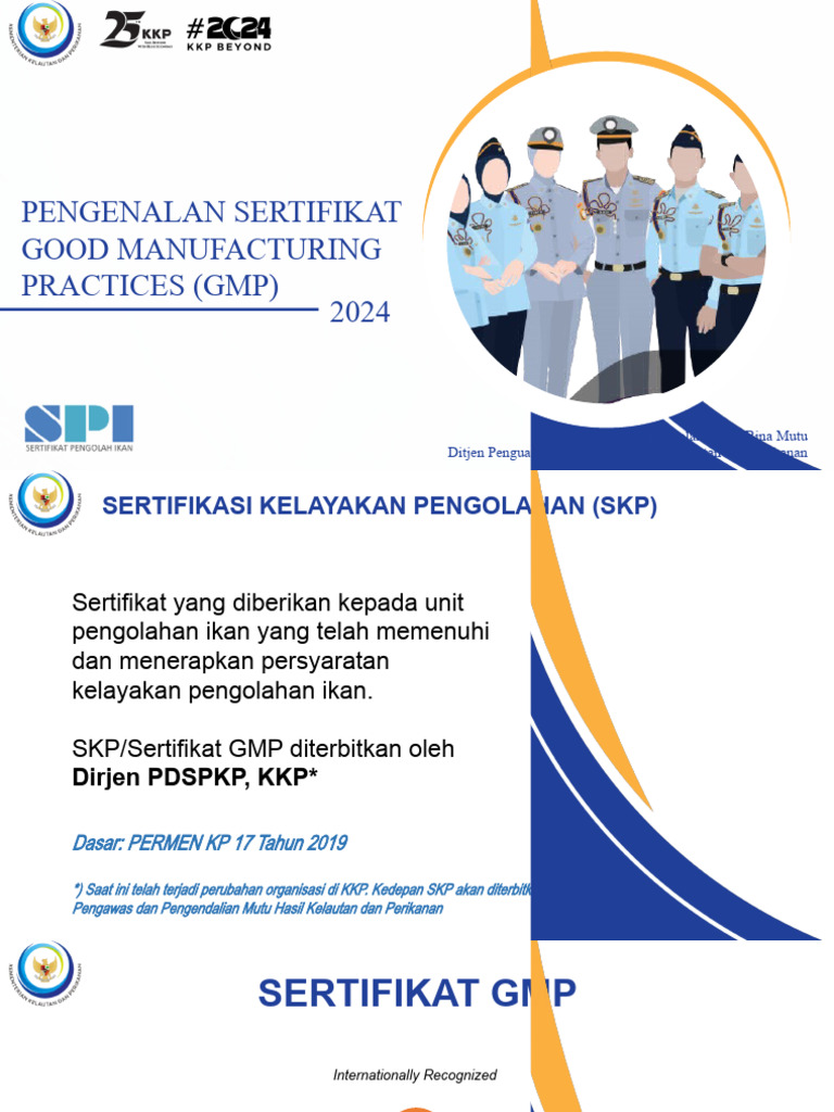 Pengenalan Sertifikat GMP 2024 | PDF