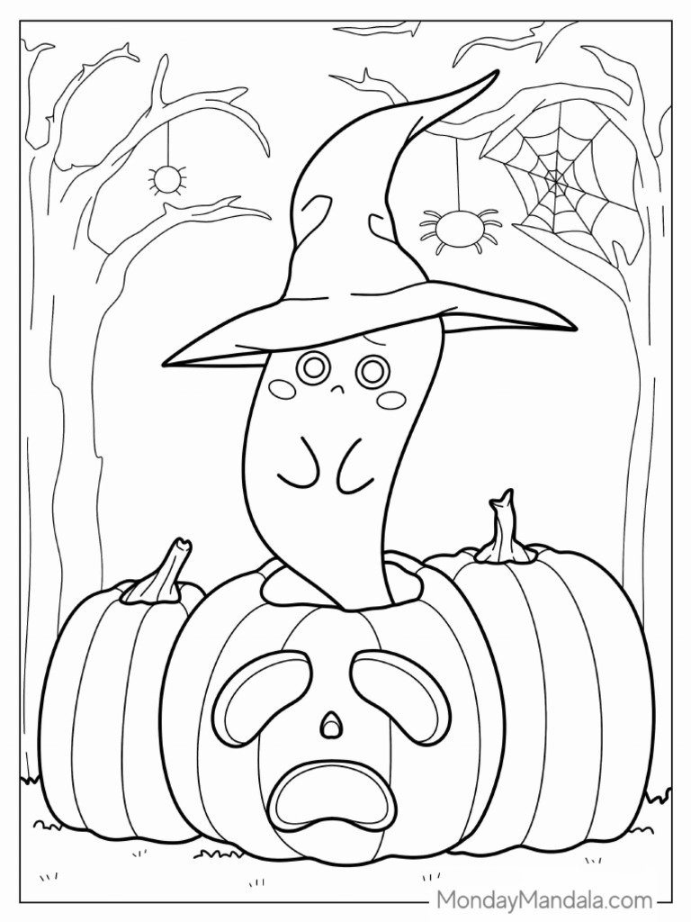 Ghost Coming Out of Pumpkin | PDF