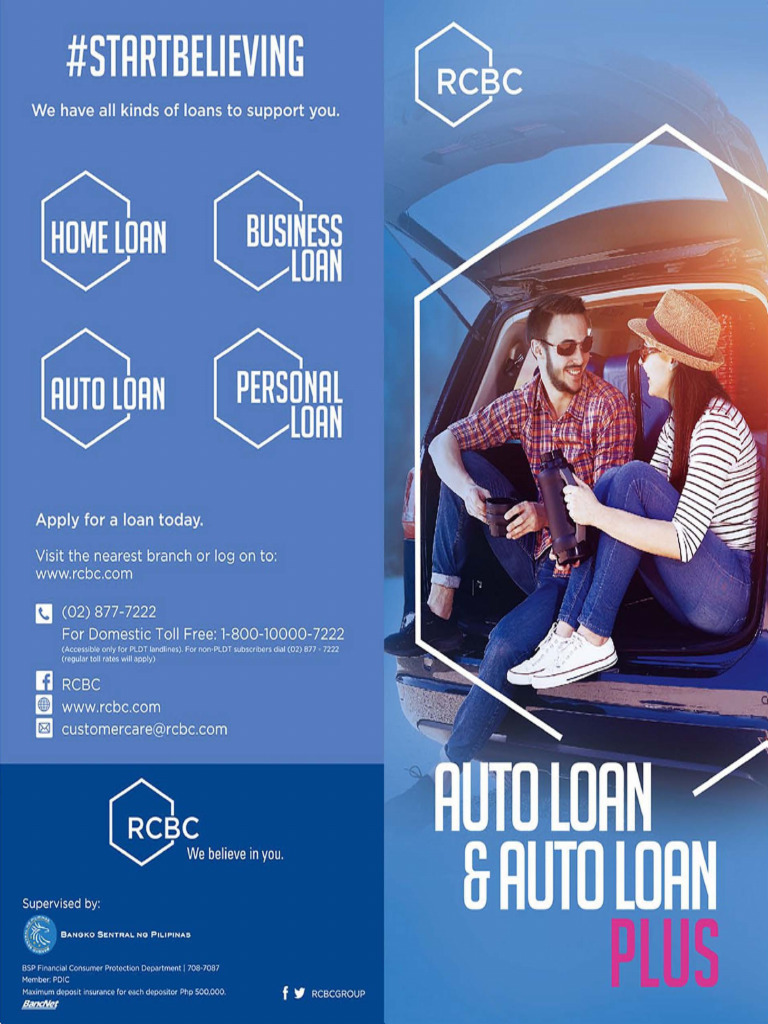 RCBC Auto Loan: Low Rates & Fast Approval | PDF