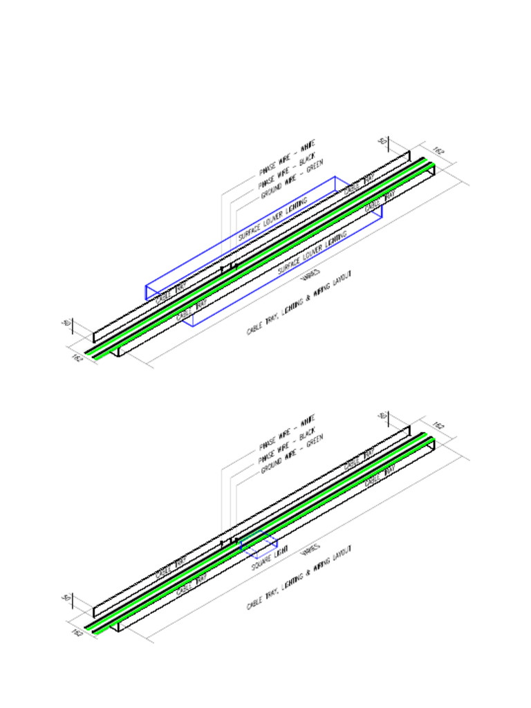 Cable Tray Lighting and Wiring | PDF