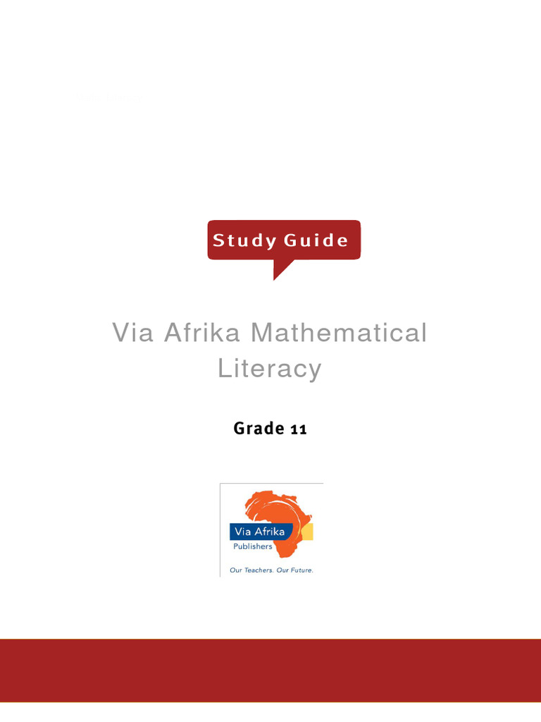 Grade 11 Math Lit SG | PDF | Interest | Banks