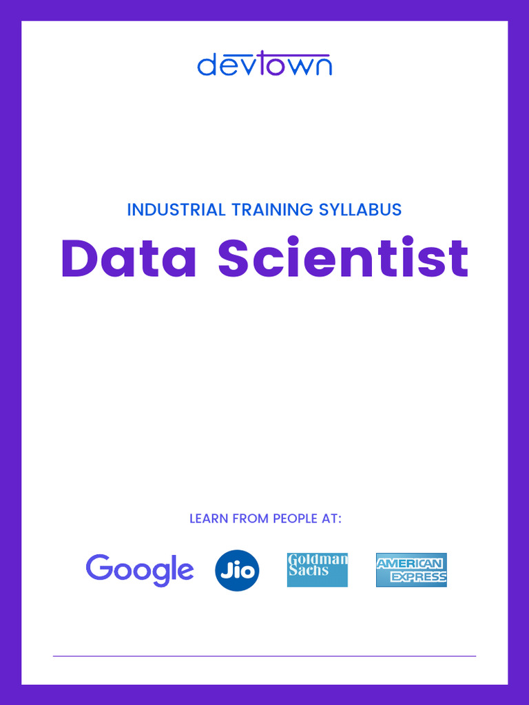 Data Scientist SYLLABUS 2021 - 3 | Download Free PDF | Data Analysis | Statistics