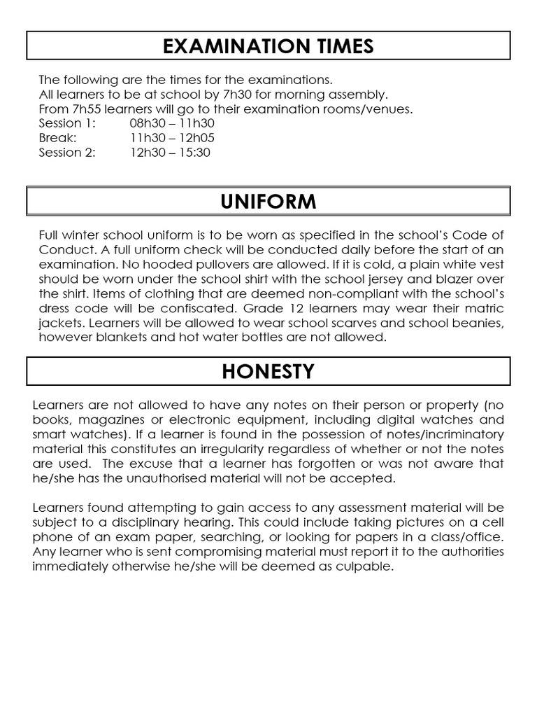 Gr 11 Exam Booklet 2024 | PDF | Quadratic Equation | Equations