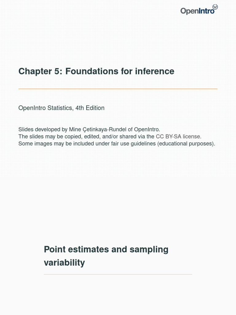 chp5 | PDF | Type I And Type Ii Errors | Null Hypothesis