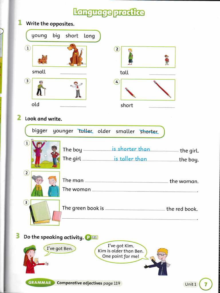 YLE Mover p7-8 Comparison | PDF