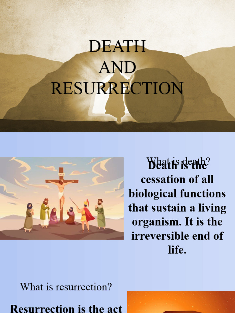 Biblical Death and Resurrection | PDF