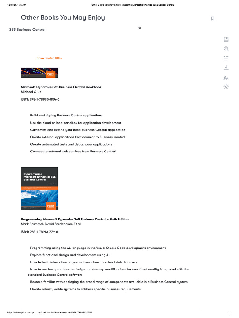 Programming Microsoft Dynamics 365 BC | PDF | Application Software | Books