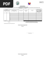 Barangay Tanod Accomplishment Report | PDF
