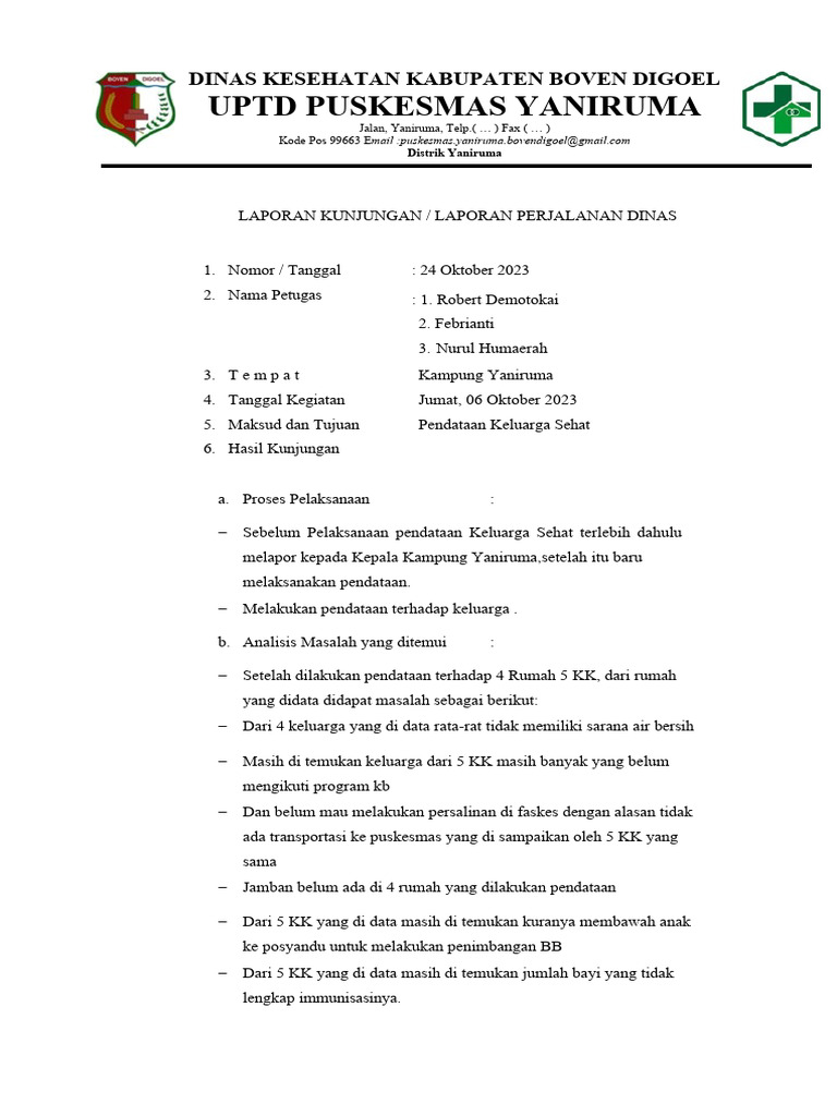 Laporan Hasil Analisis Pispk | PDF | Kesehatan Holistik
