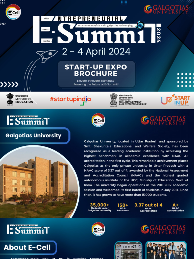 E-Summit 2024: Empowering Entrepreneurs | PDF | Entrepreneurship ...