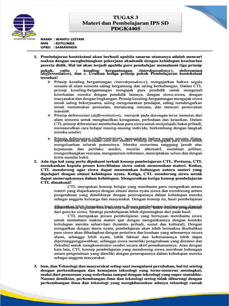 PDF Tugas 3 Ips - Compress | PDF