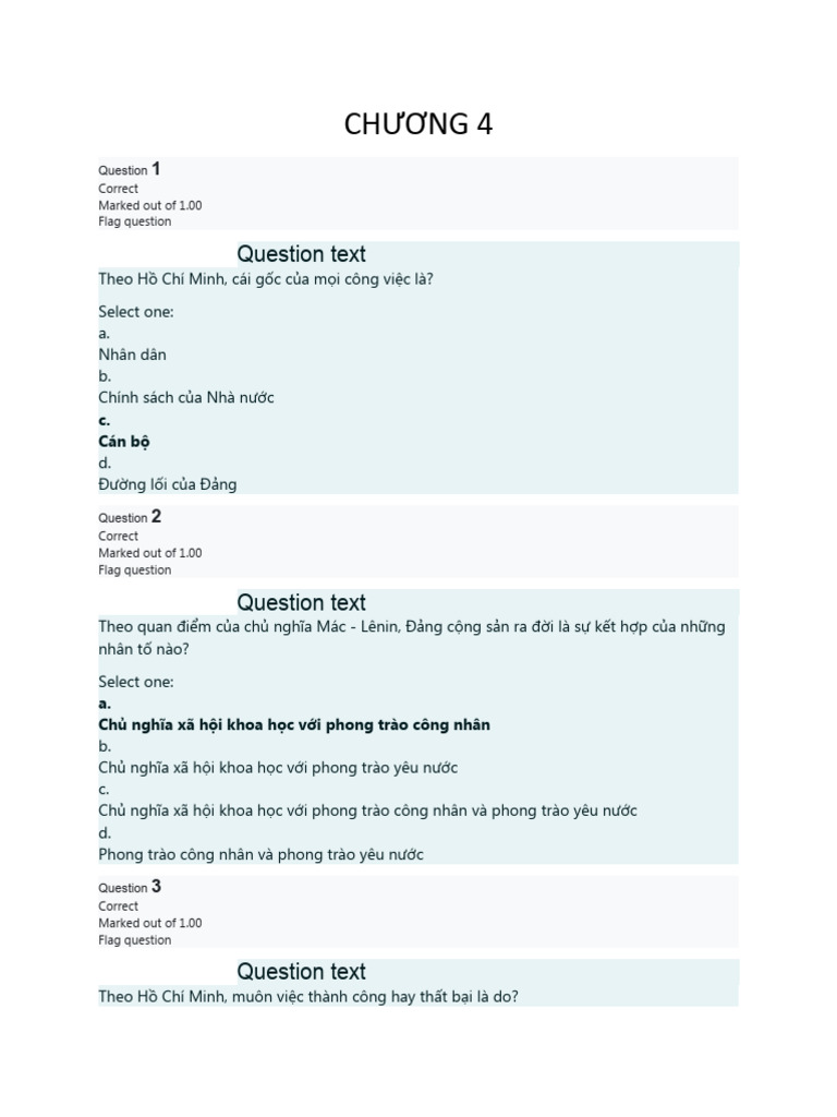 Chương 4 Và 5 TTHCM | PDF