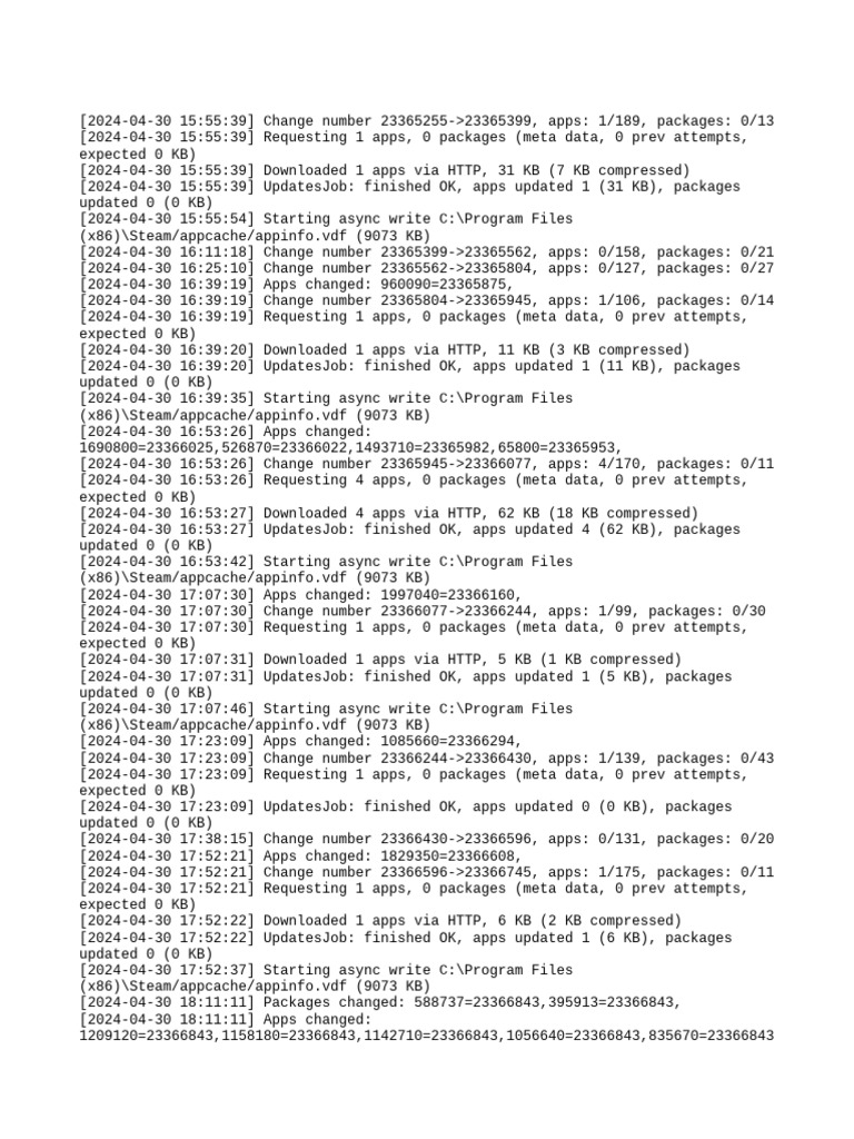 appinfo_log | PDF | Internet Protocols | Computer Networking
