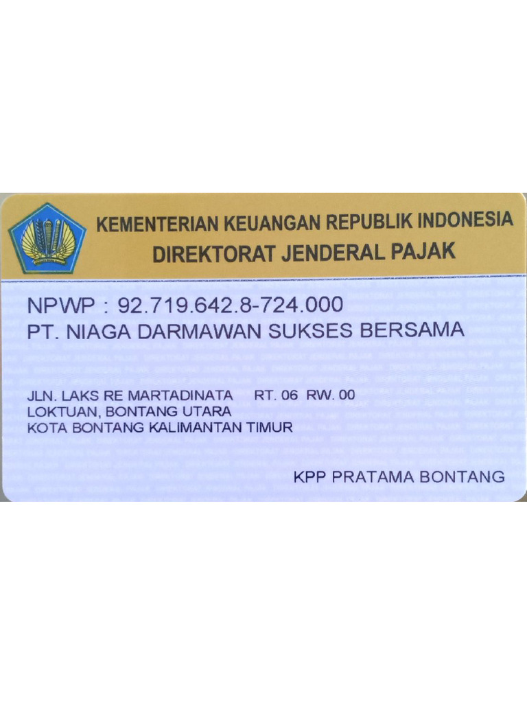 NPWP(1) (1) | PDF