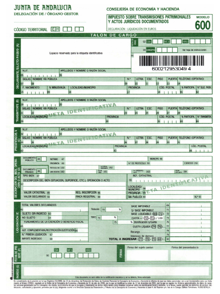 600 Junta de Andalucia | PDF