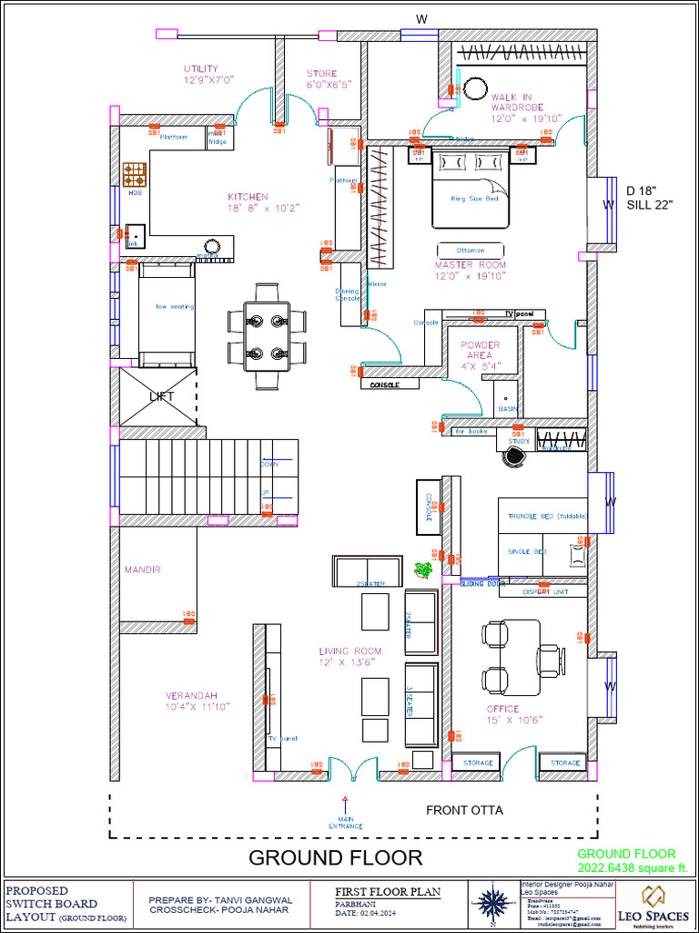 Switch Board Layout - 1 | PDF