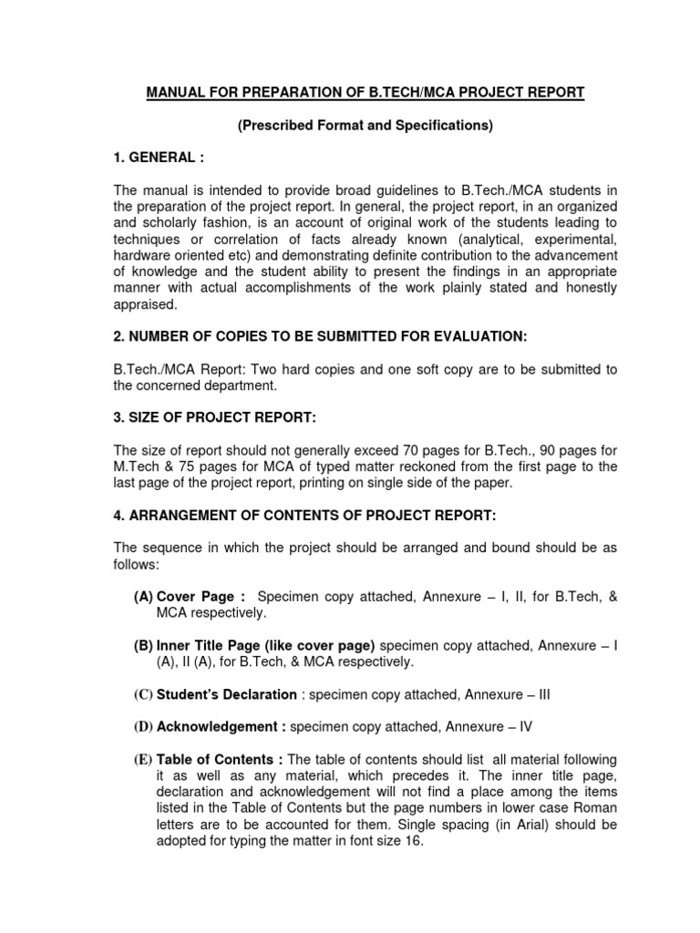 New project report format_2022-23 Annexure | PDF | Written Communication | Publishing