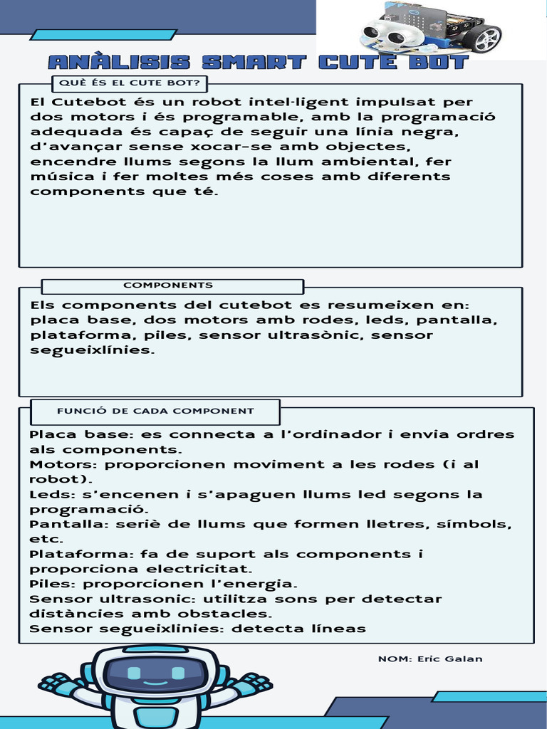 Anàlisis Smart Cute Bot | PDF